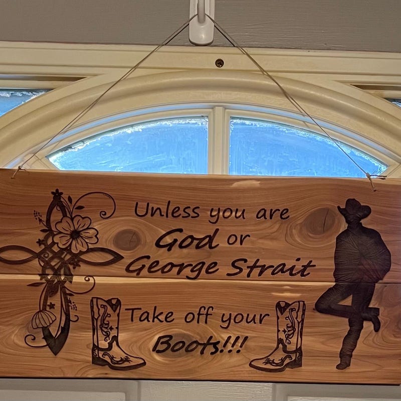 George Strait Sign - Etsy
