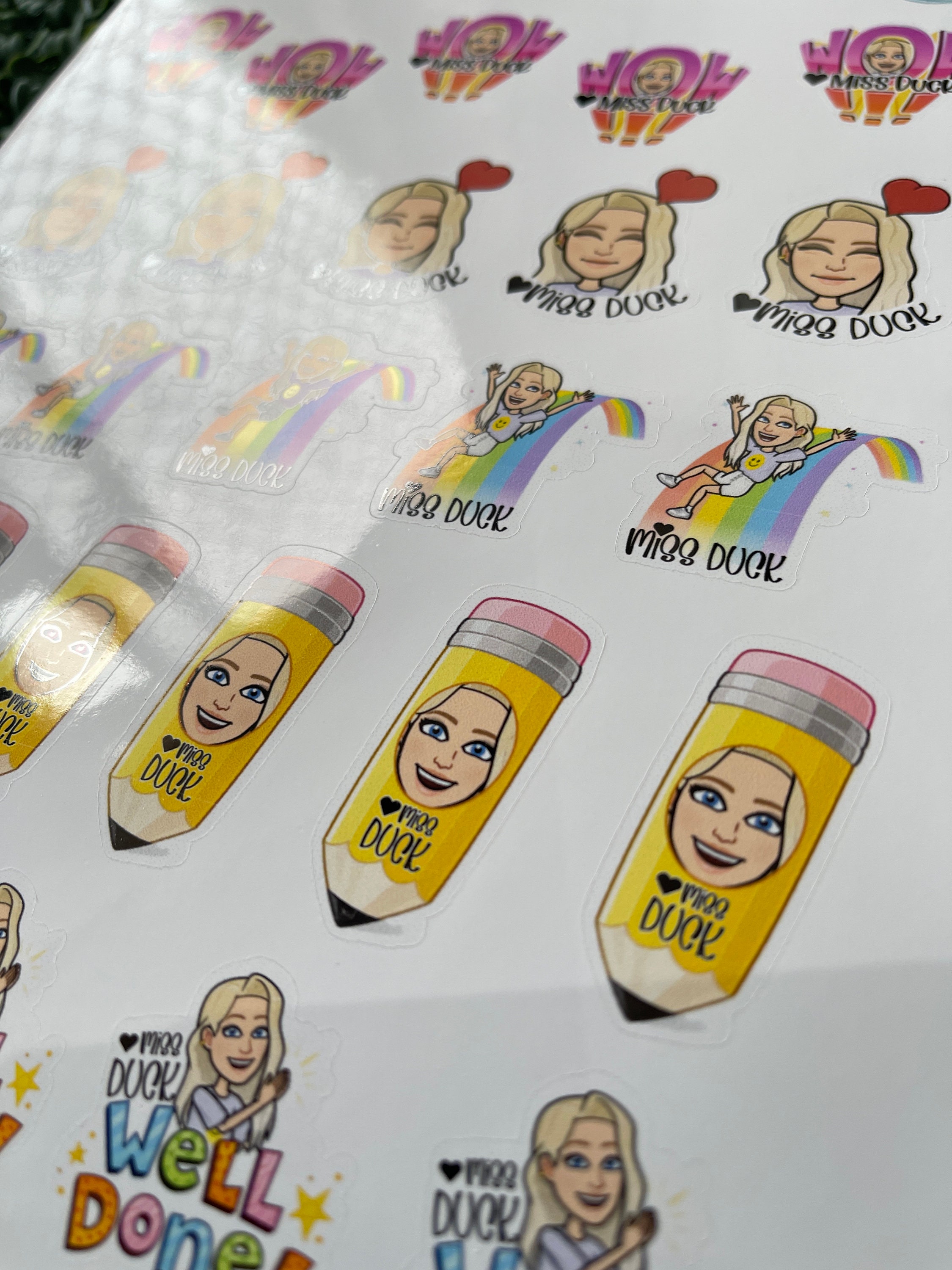 Personalised Bitmoji Stickers Personalised Teacher Stickers Teacher ...