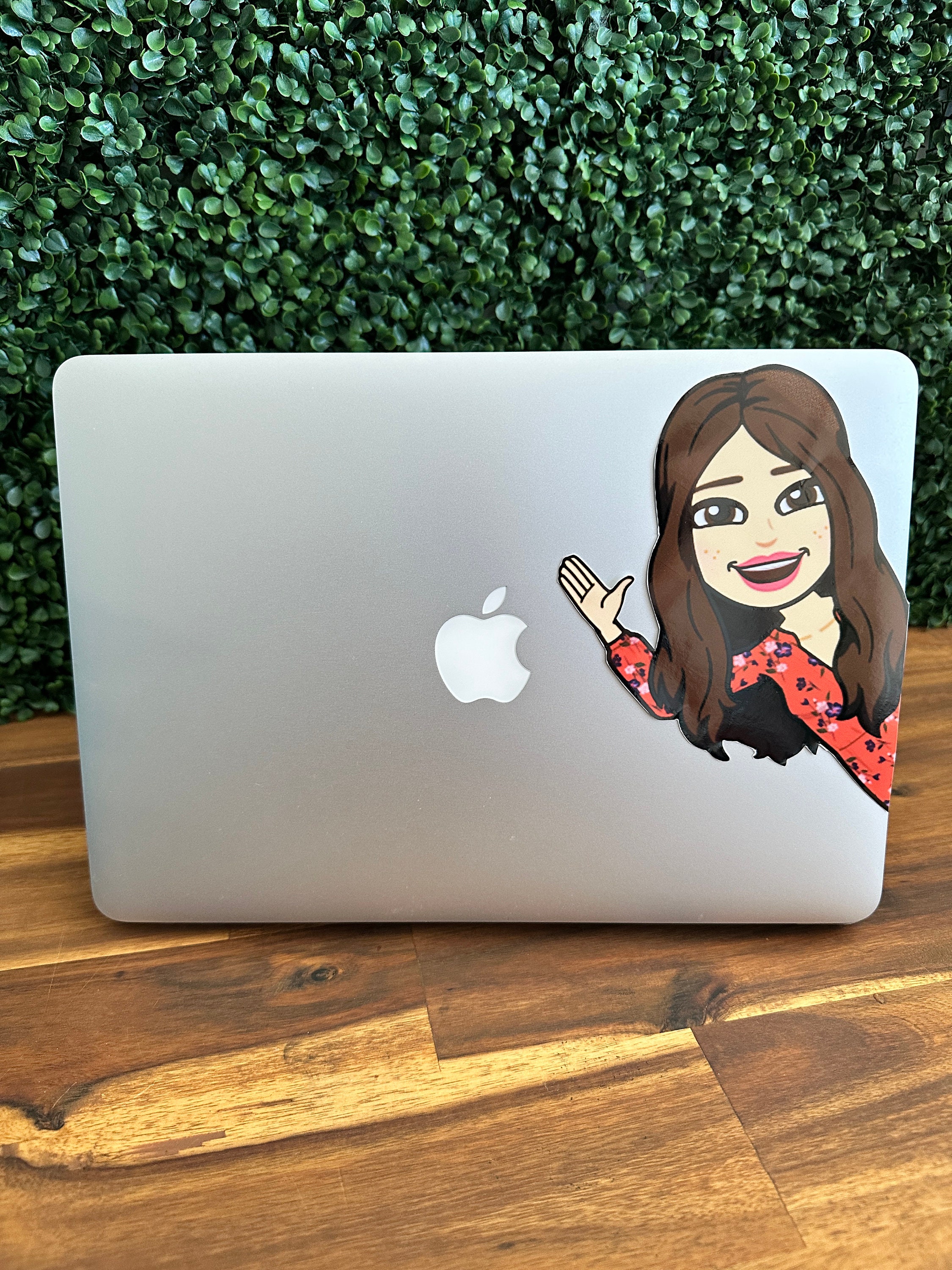 Bitmoji Laptop Decal Teacher Personalised Label - Etsy
