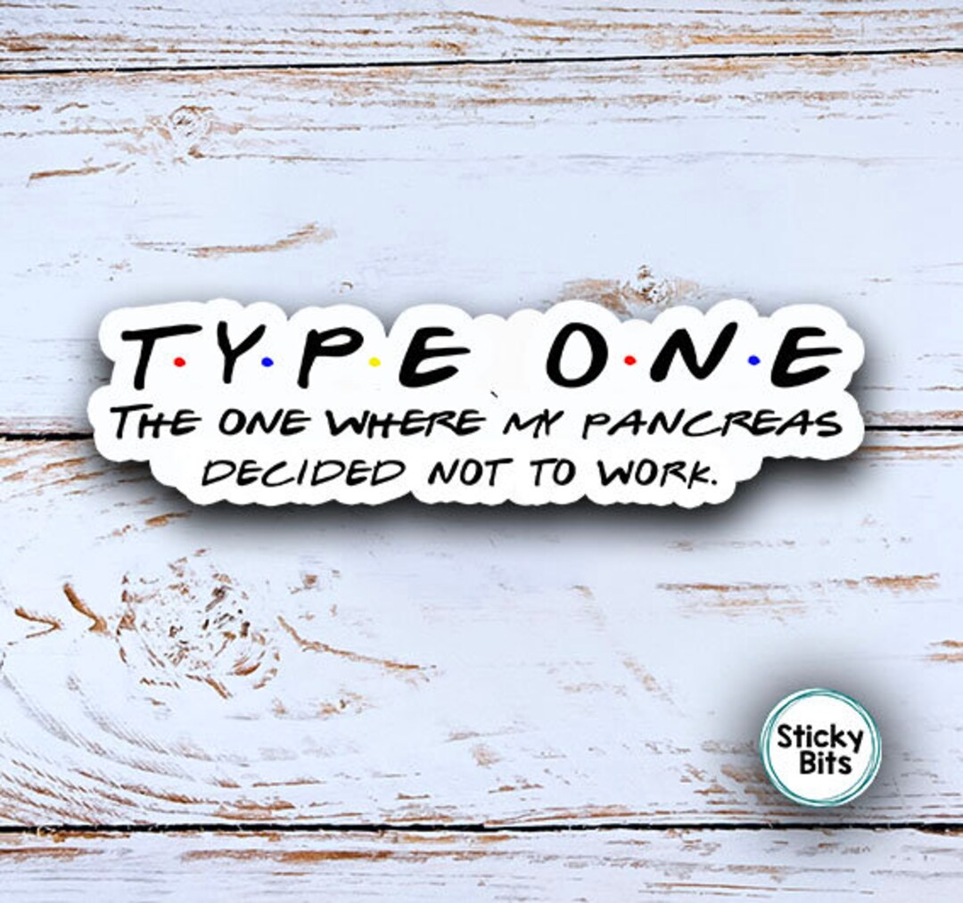 The One Where | Diabetes Sticker | Funny Diabetes Sticker | Diabetic ...