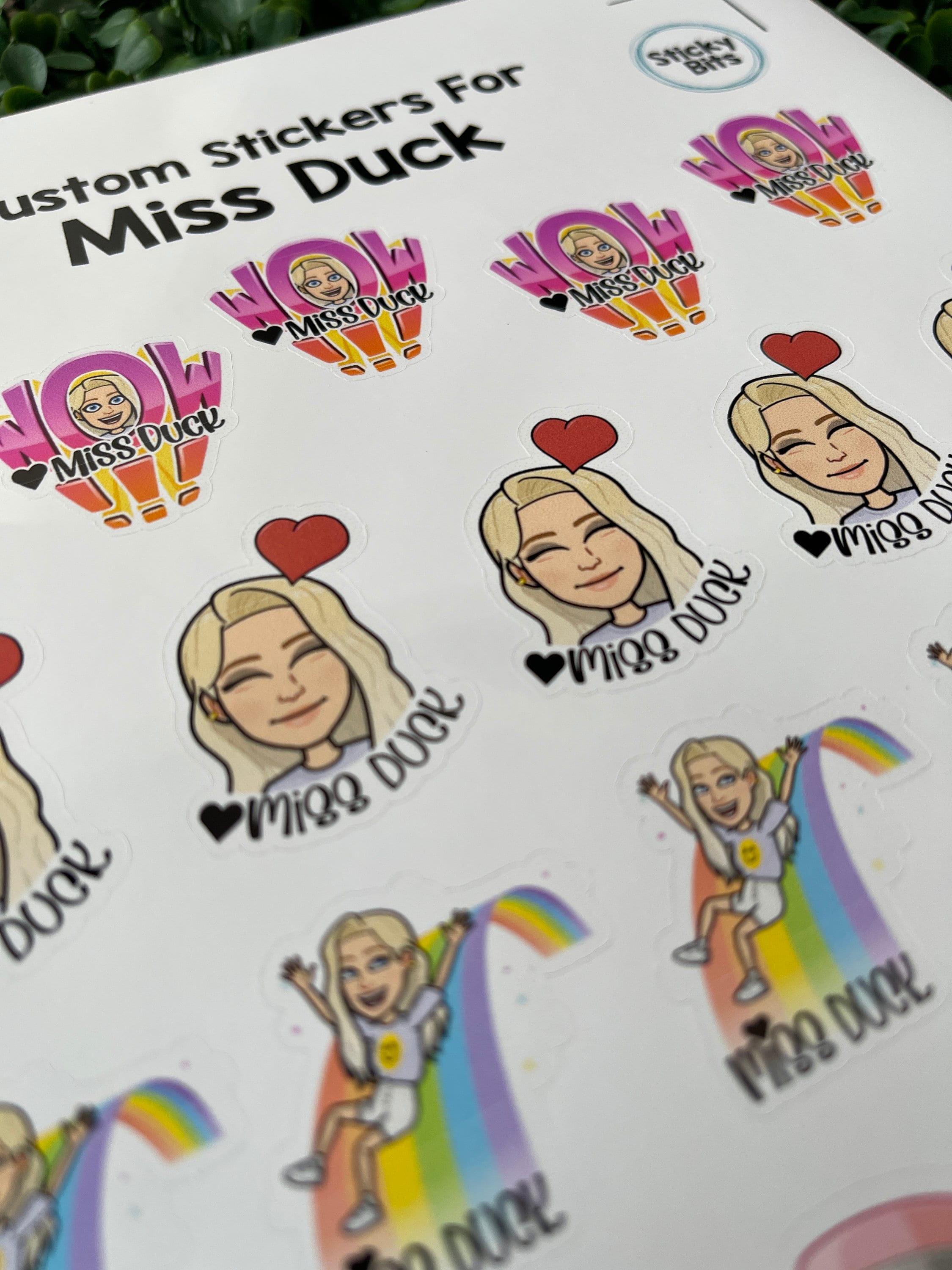 Personalised Bitmoji Stickers Personalised Teacher Stickers Teacher ...