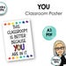 YOU | Classroom Poster, Positivity, Wellbeing - Etsy
