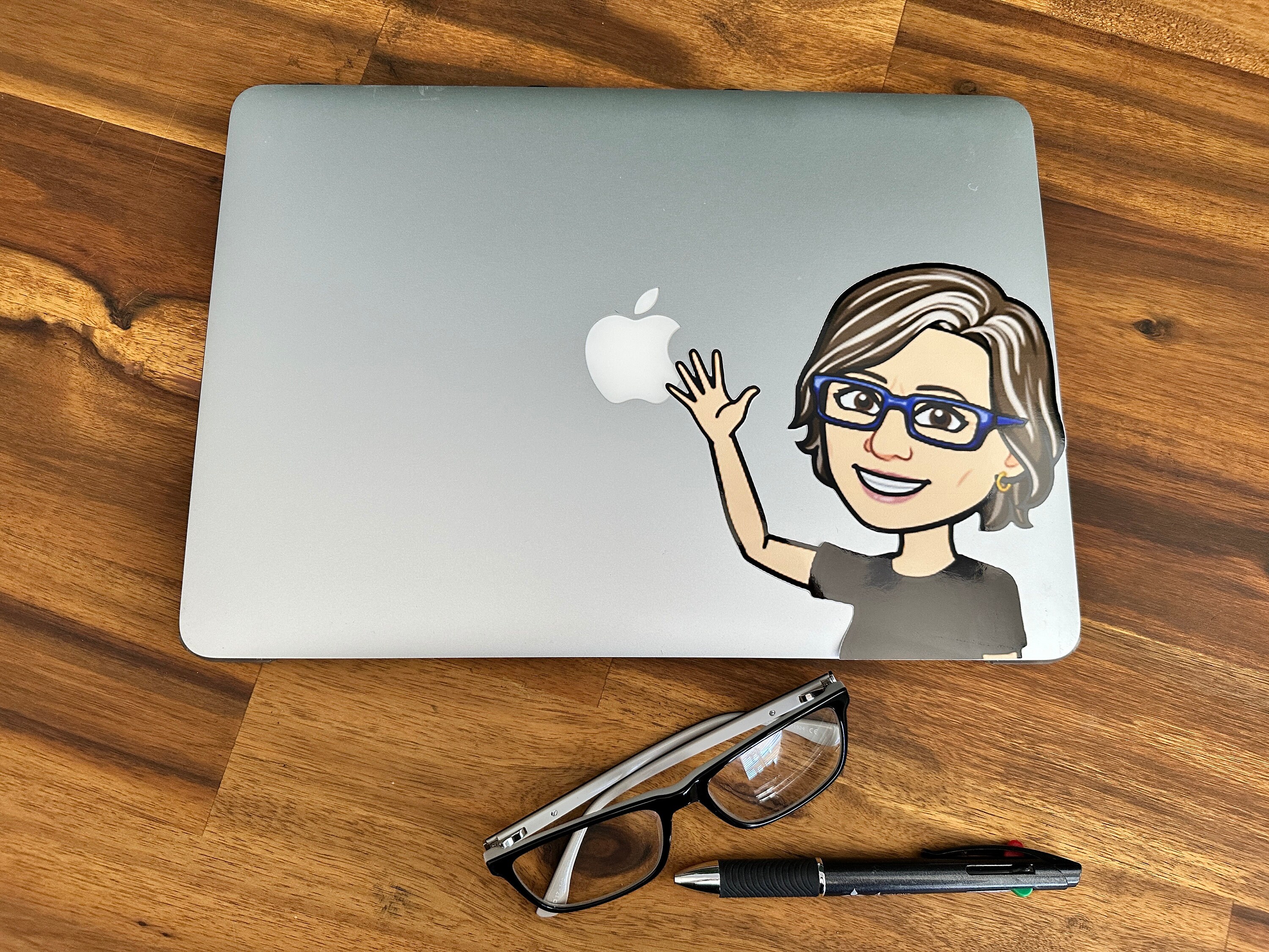 Bitmoji Laptop Decal Teacher Personalised Label - Etsy