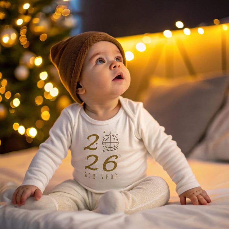 New Year 2026 Baby Onesie | Infant Clothing | Birth Announcement Outfit ...