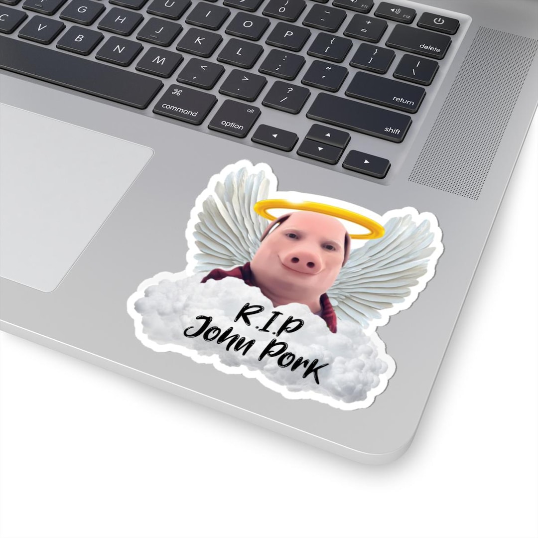 John Pork Meme Sticker, Meme Sticker, Marvin Beak, Tim Cheese ...