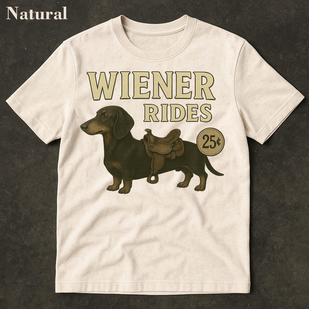 Wiener Rides Funny Meme Shirt, Funny Dog Meme Shirt, Dog Parody, Cute ...