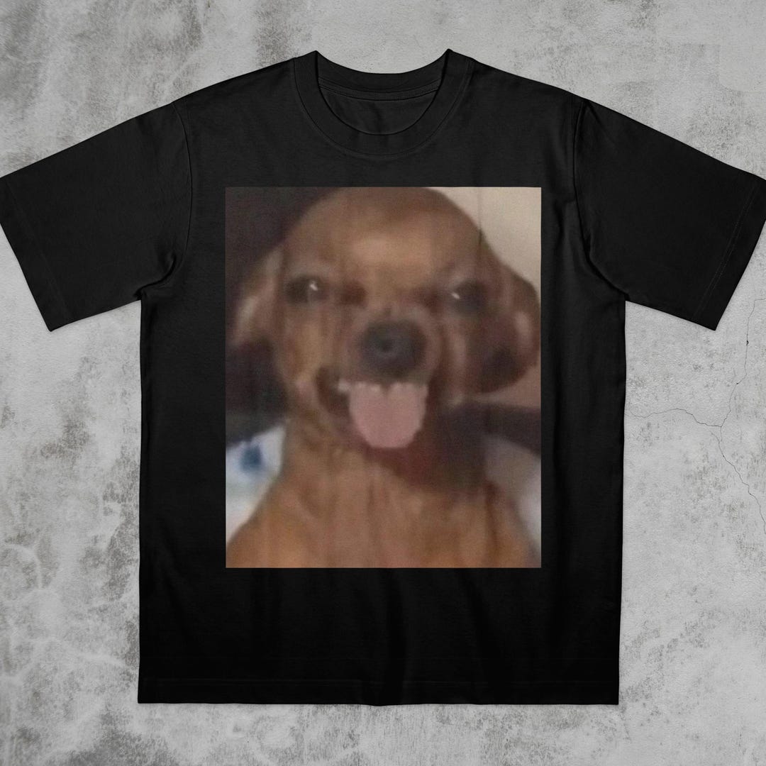 Brain Rot Dog T-shirt, Dank Memes Tee, 90s Vintage Bootleg, Odd Core - Etsy