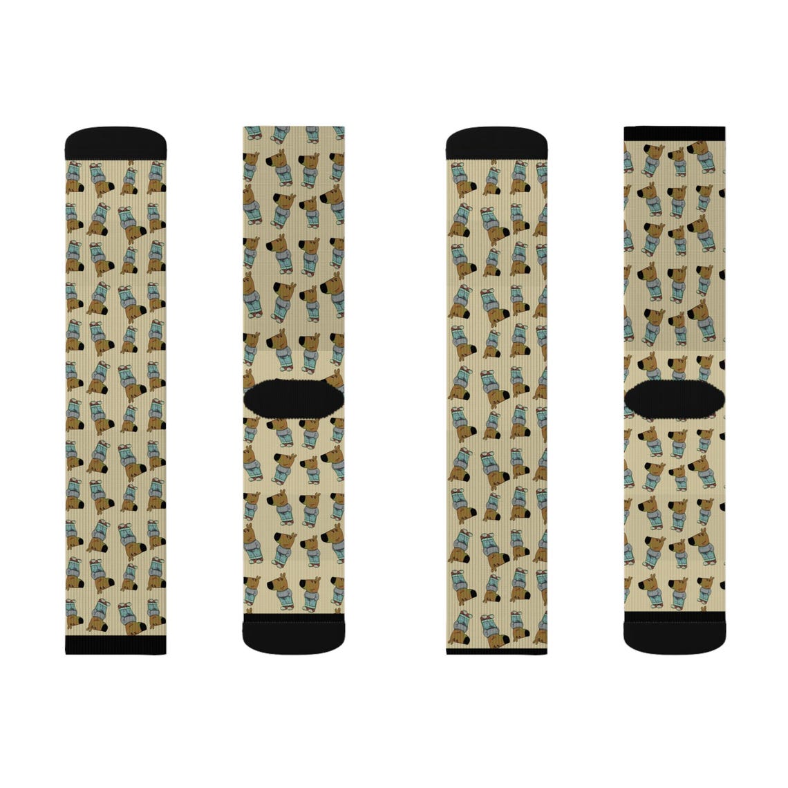 Chill Guy Meme Socks, Funny All-over Print, Unisex Sublimation Socks ...