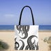 Tote Bag . Journey Well 'leviathan' Octopus Tote. Beautiful Reusable ...