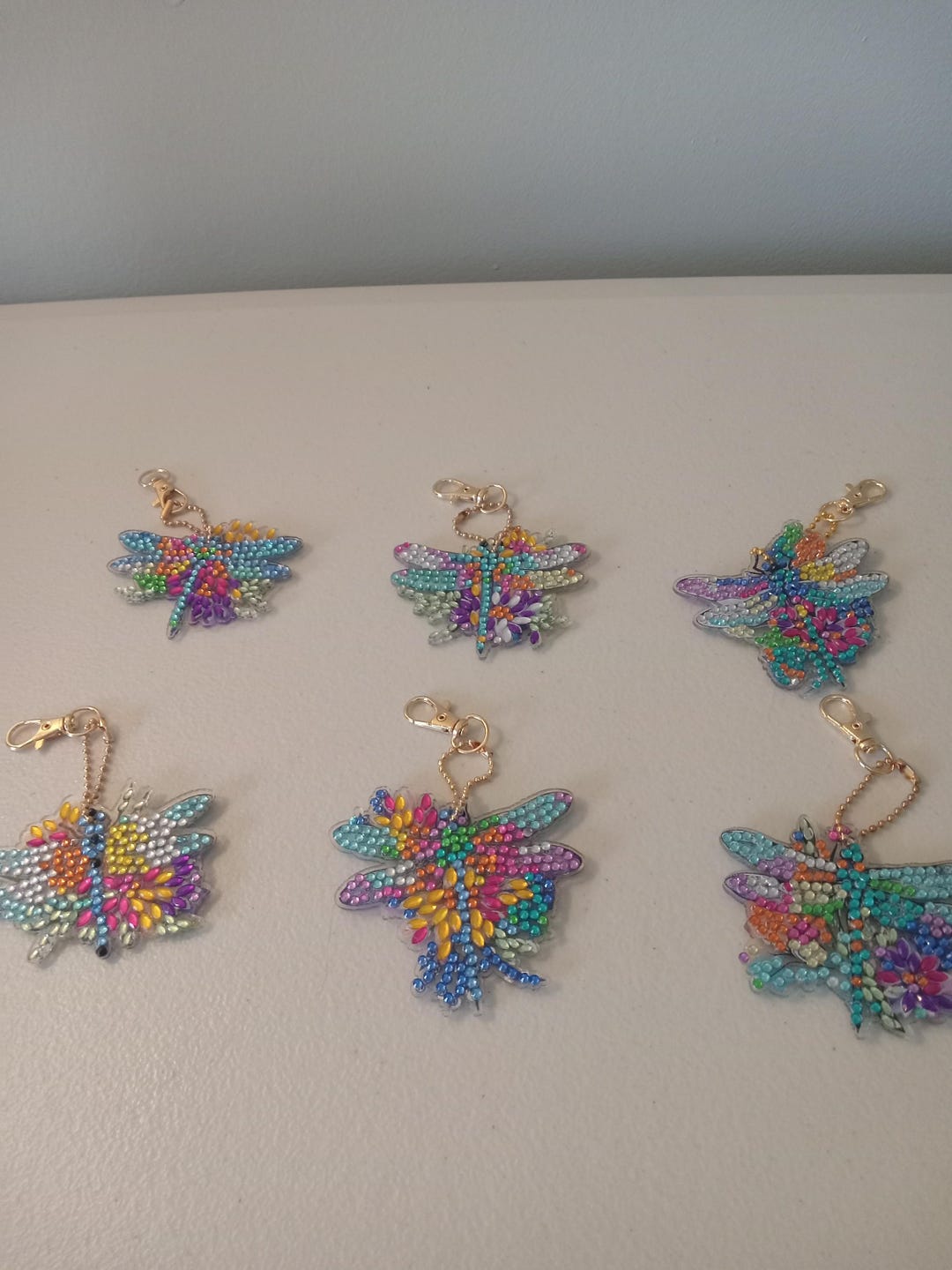 Dragonfly Key Chains - Etsy