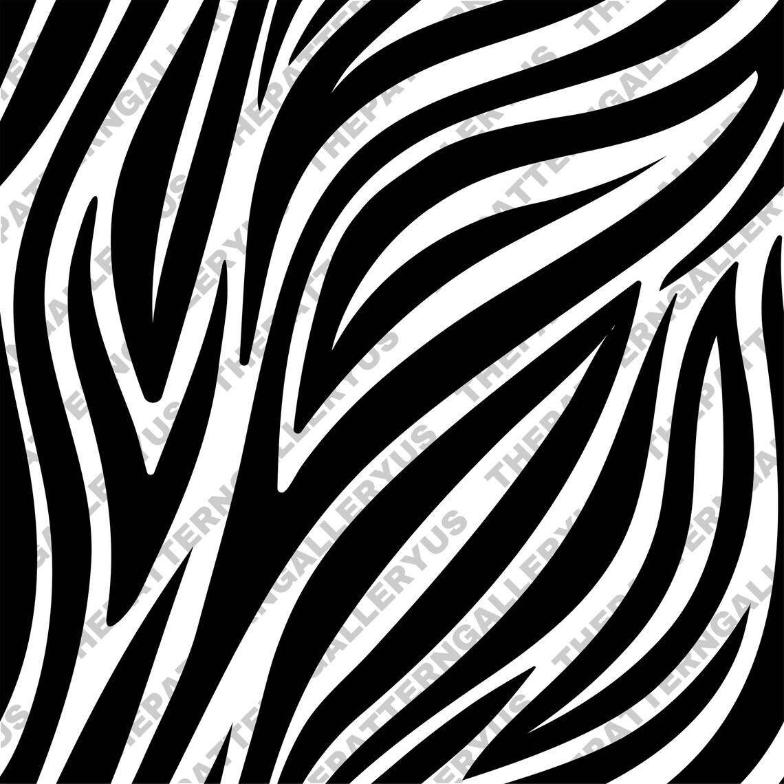 Zebra Print Seamless Pattern Background Animal Print Seamless Zebra ...