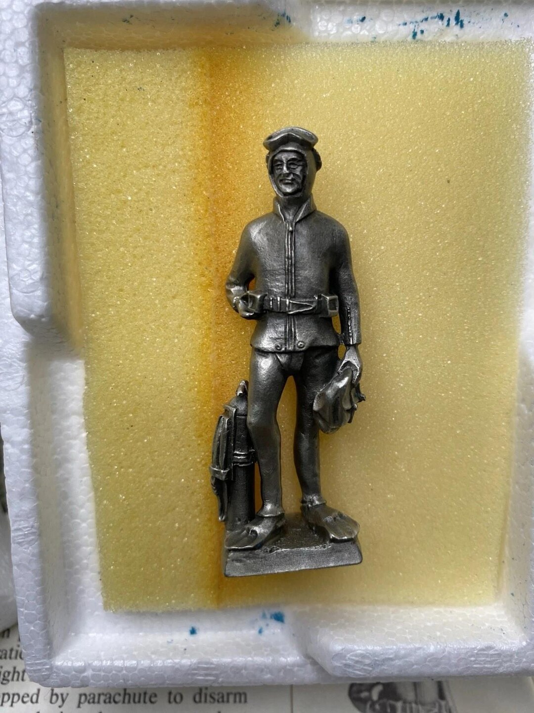 The American Military Sculpture 60mm Collection 1944 Navy Frogman Issue ...