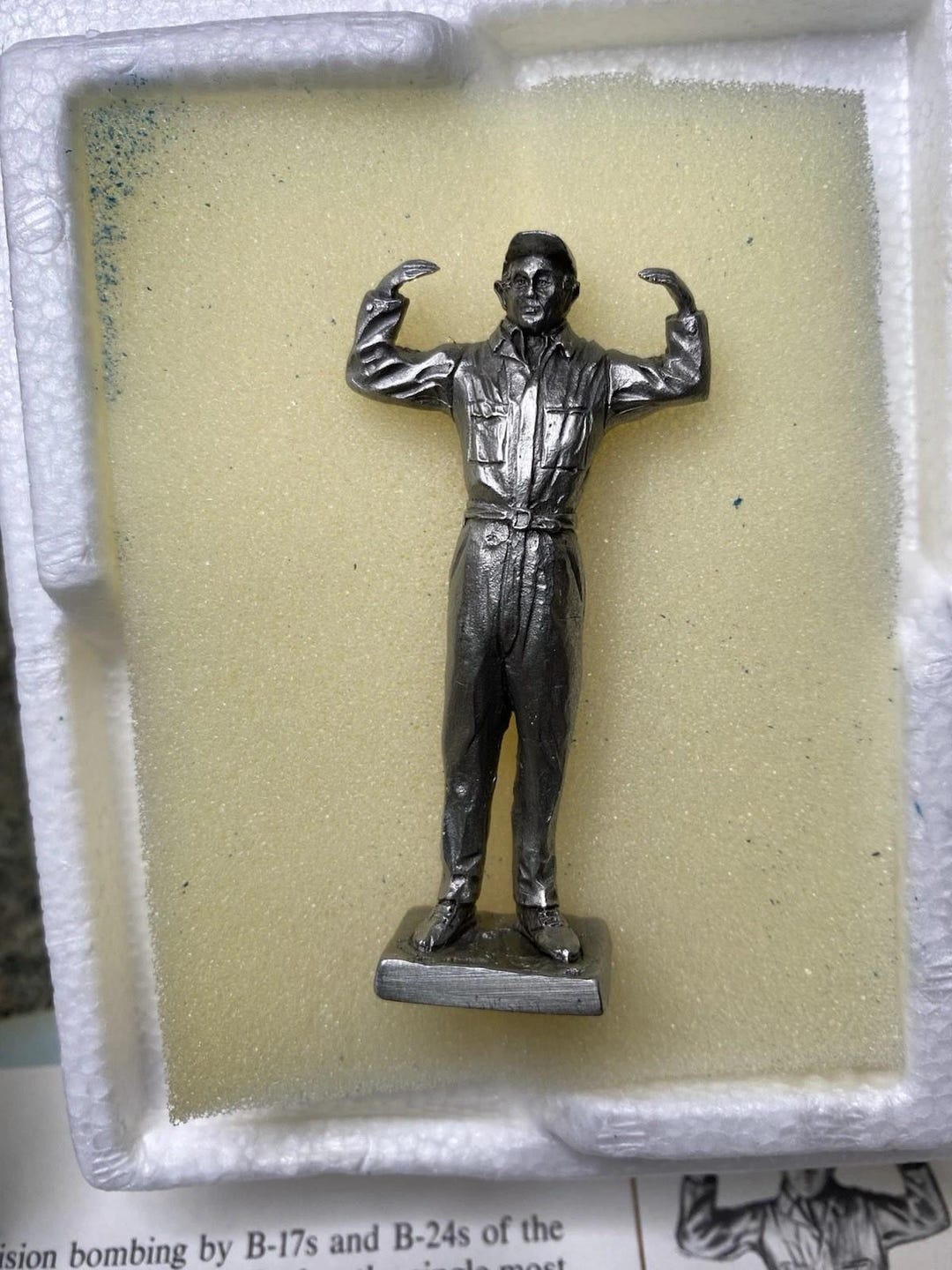 The American Military Sculpture 60mm 1942 Army Air Force Sergeant Issue ...