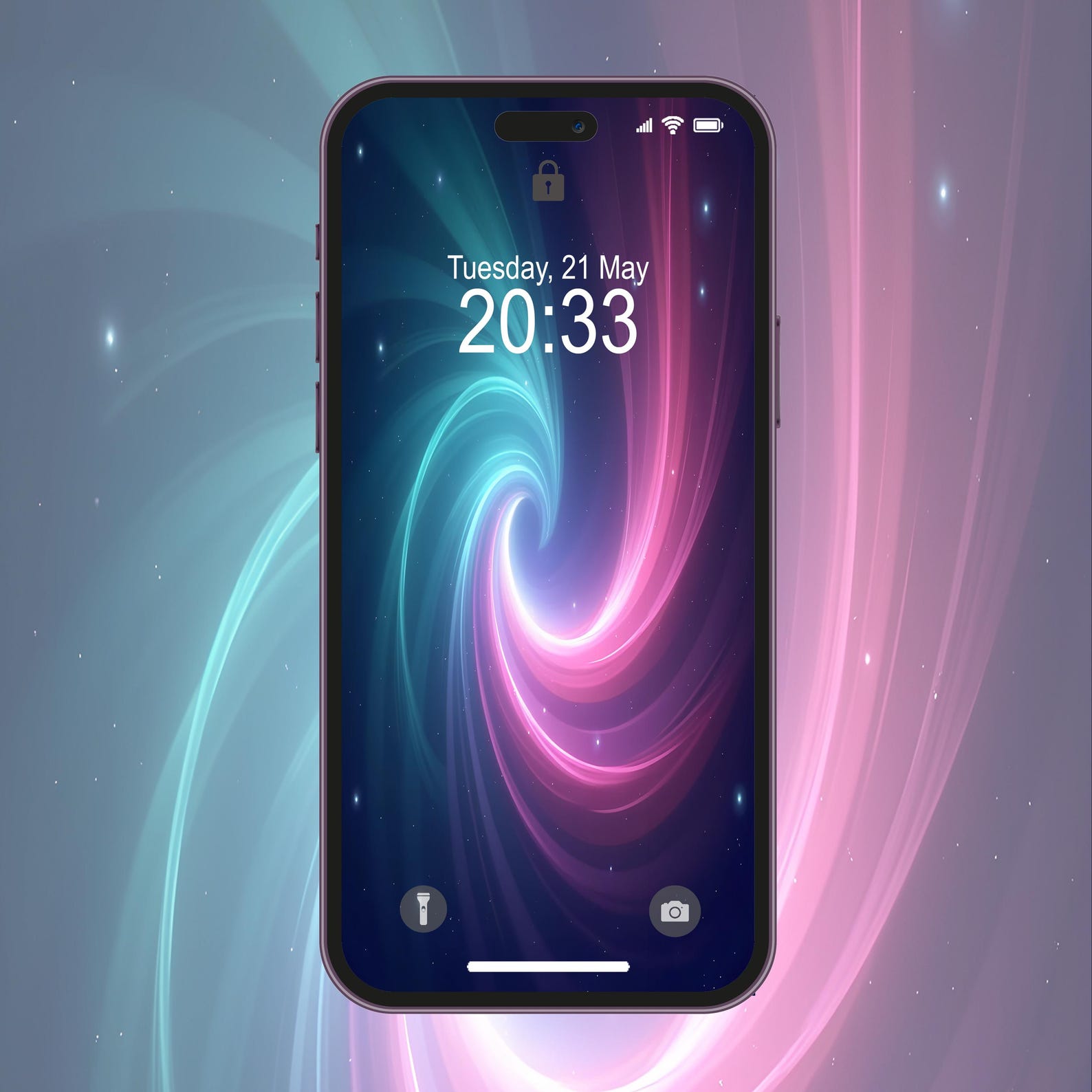 Ai-generated Galaxy iPhone Wallpaper Cosmic Digital Download - Etsy