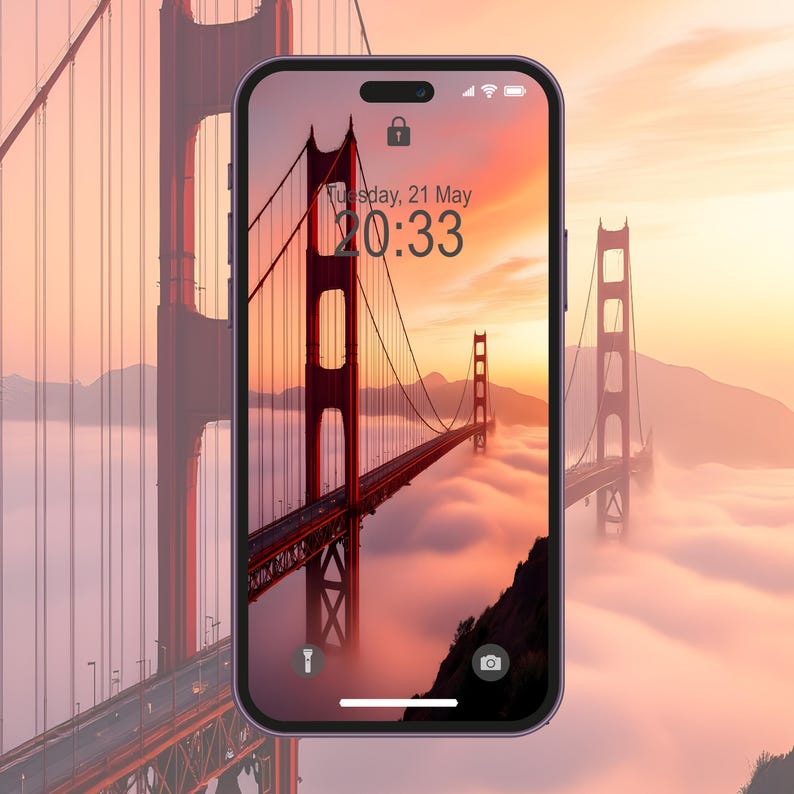 Ai-generated Cityscape iPhone Wallpaper| Stunning Urban Digital ...
