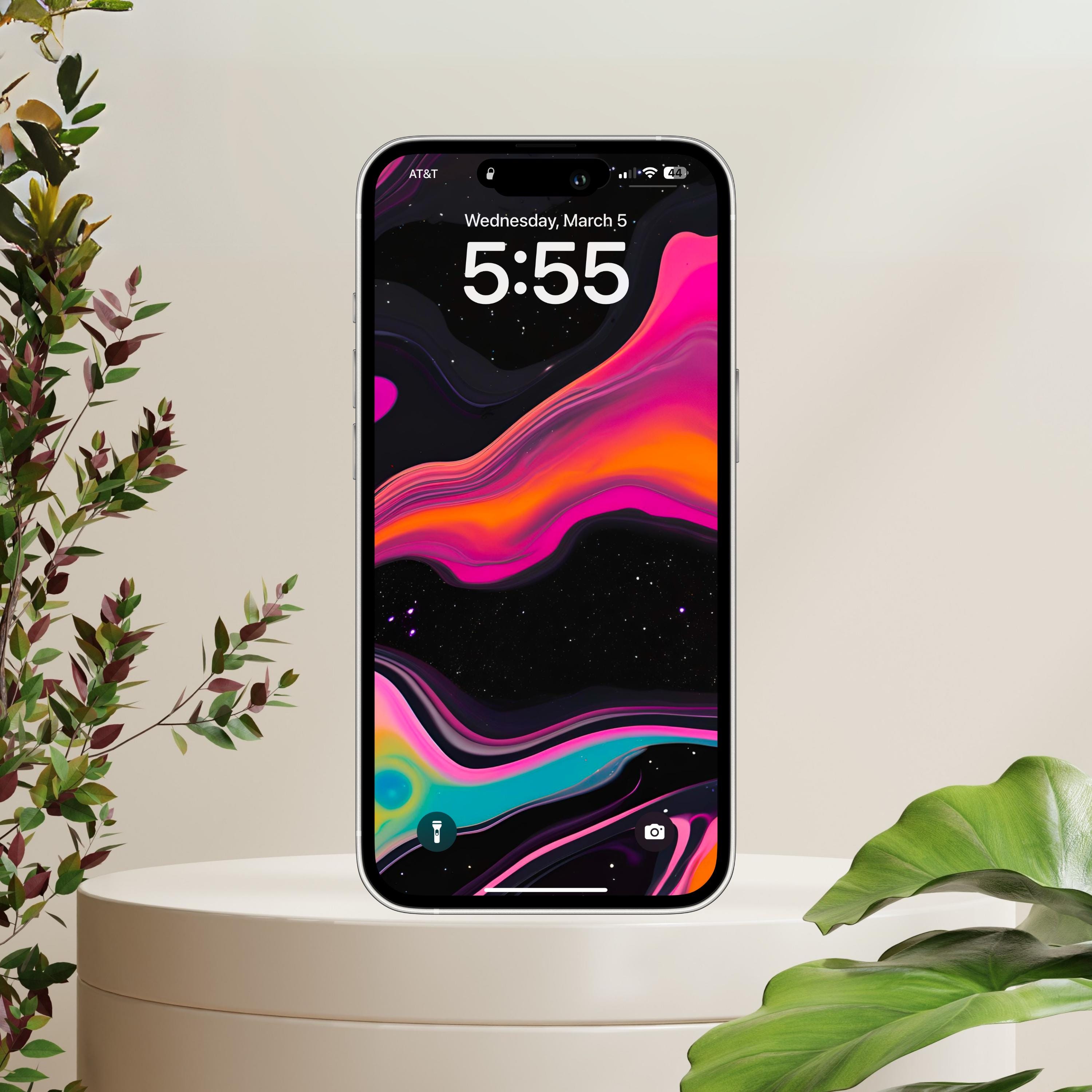 Colorful Liquid Wallpaper Smartphone High-resolution Digital Download ...