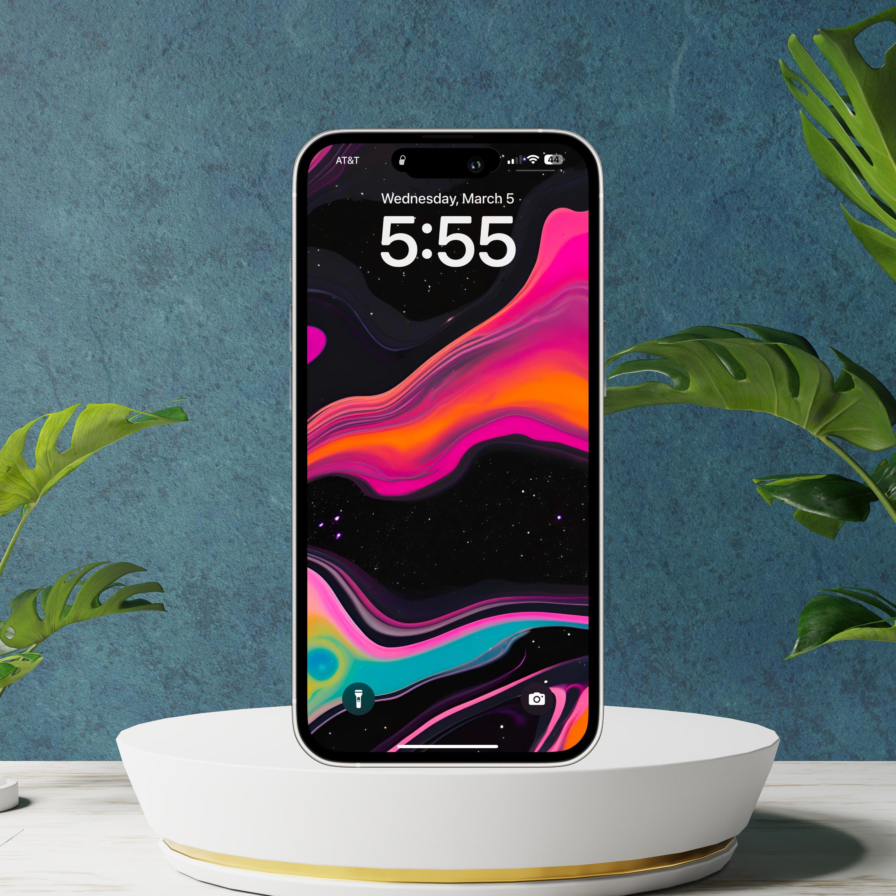 Colorful Liquid Wallpaper Smartphone High-resolution Digital Download ...