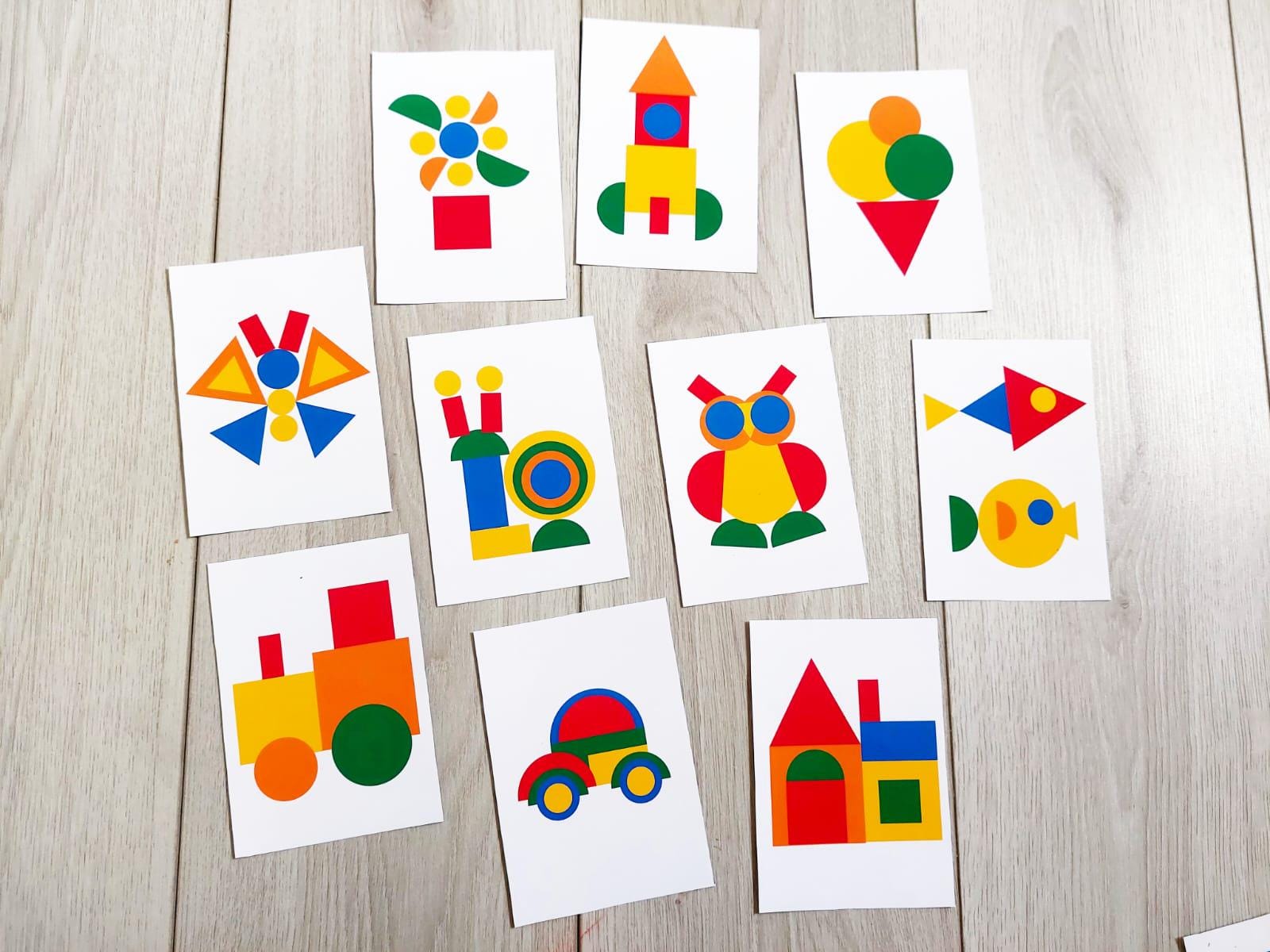 Shape Puzzle Game for Kids, Printable PDF Educational Preschool and ...