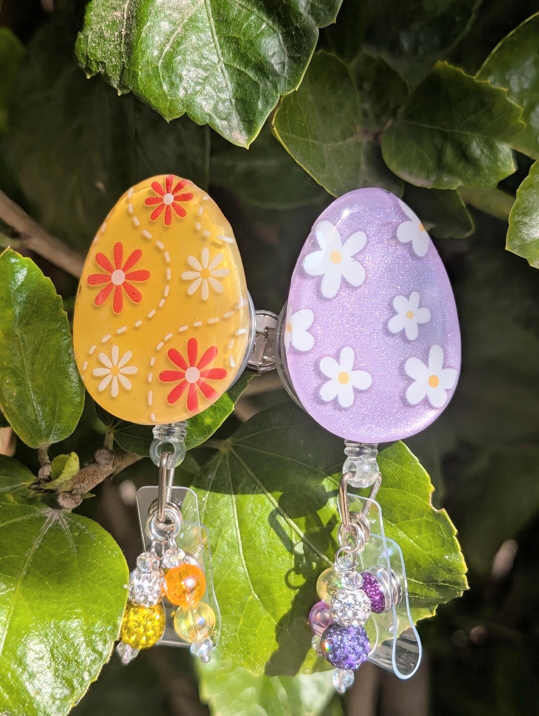 Easter Badge Reel, Easter Eggs Badge Reel, Spring Badge Reel, Alligator ...