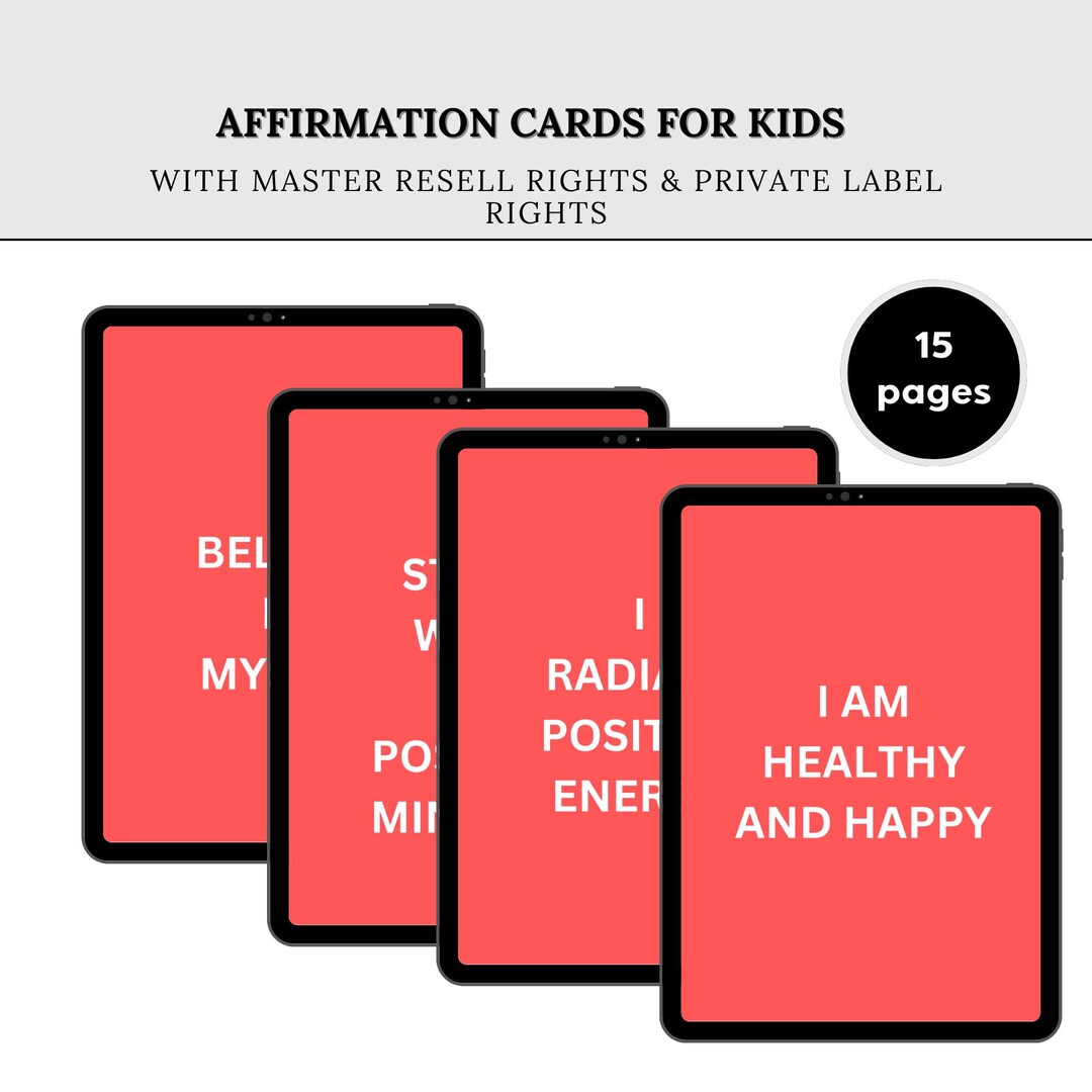 Kids Positive Affirmation Alphabets | Personalized ABC Wall Art With ...