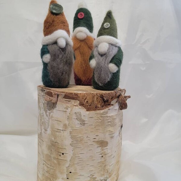 Needle Felted Gnomes - Etsy Canada