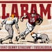 University of Alabama Wall Art Ticket Bryan Denny Stadium PNG &JPEG ...
