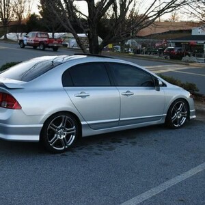 Honda Civic Classic Pure Black Spoiler With Light - Etsy