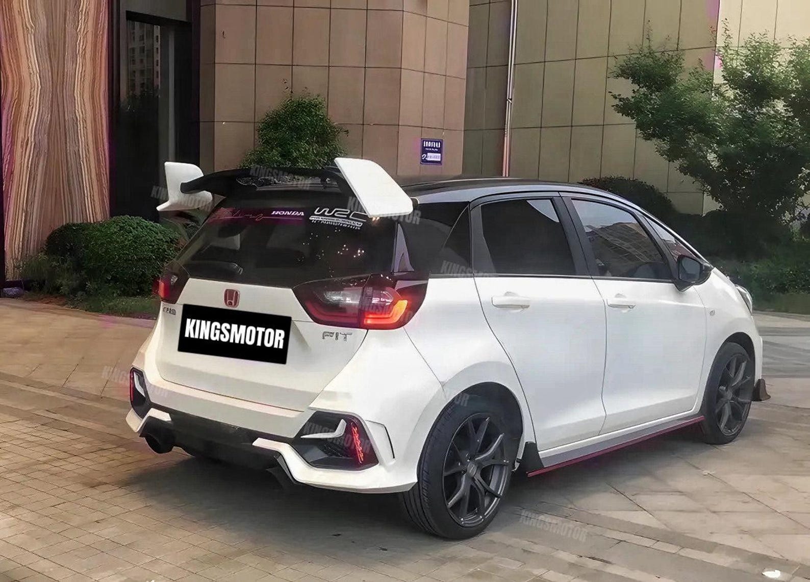 Premium 2020–2021 Honda Fit/jazz Generation 4 TR New Style Rear Wing ...