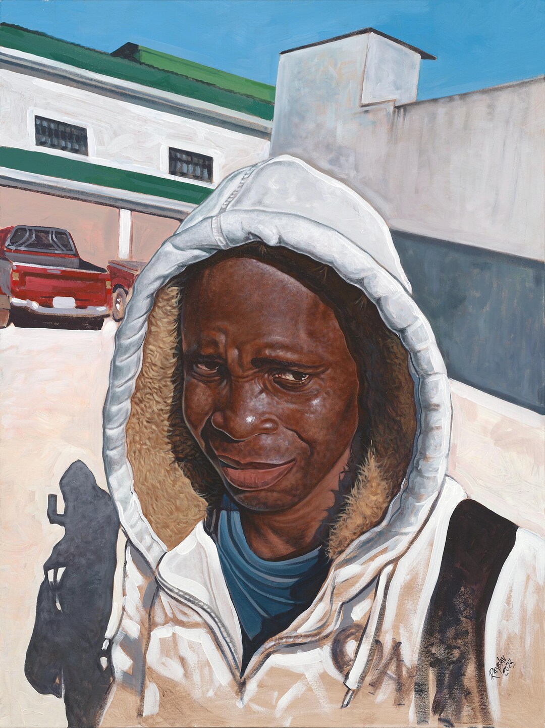 Immigration Art: American Dream Portrait - Resilience & Hope Wall Art ...