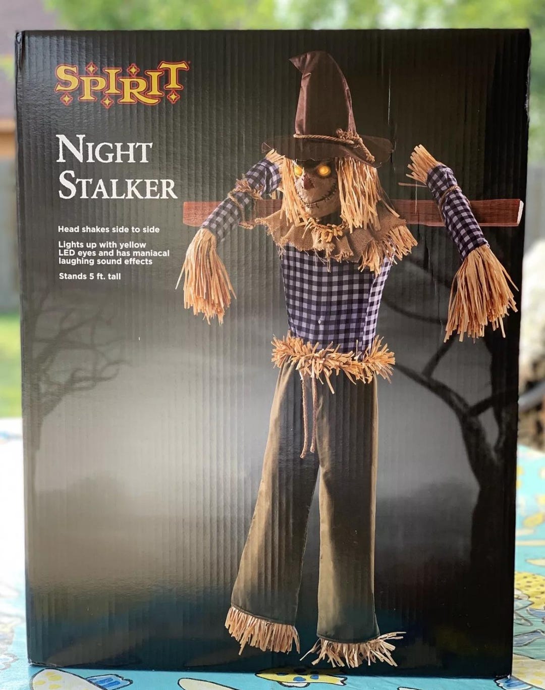 Spirit Halloween Prop 5 Ft. Night Stalker Animatronic Spirit Halloween ...