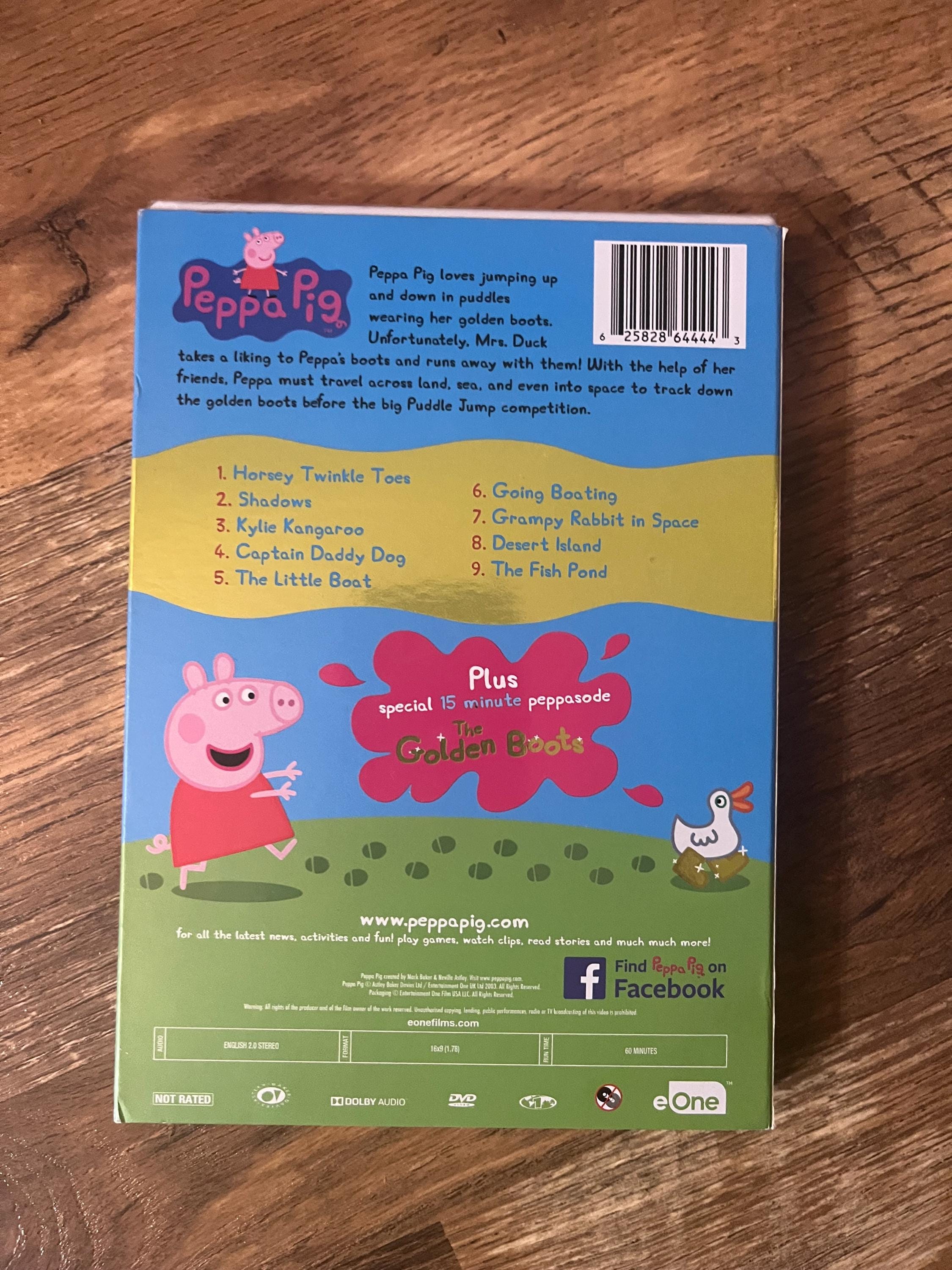 Peppa Pig-the Golden Boots (DVD) - Etsy