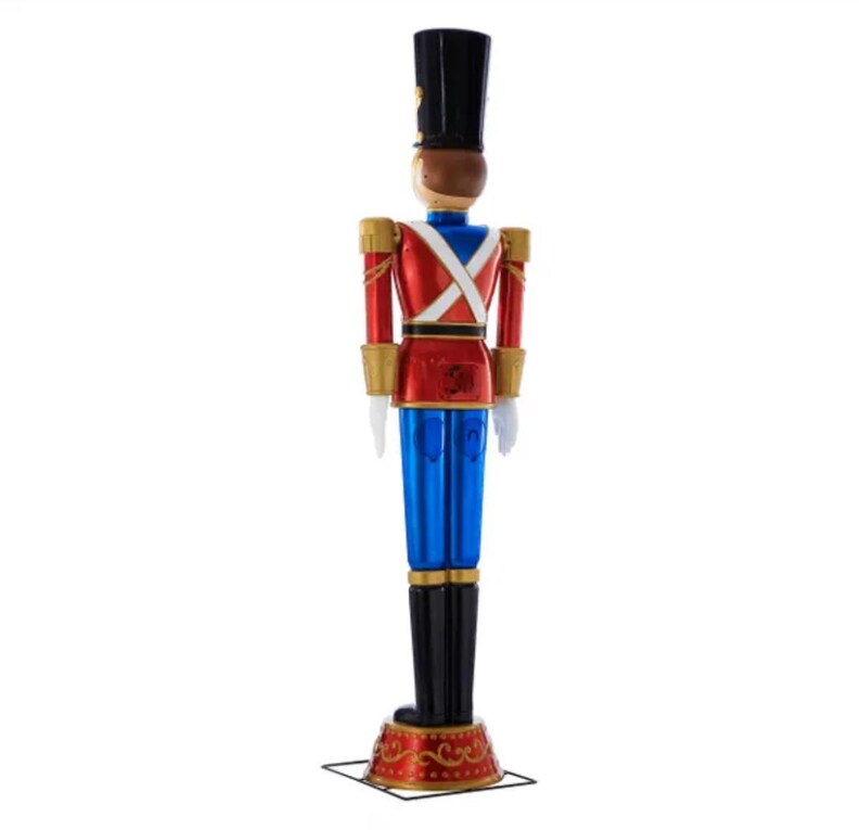 8 Ft. Giant -sized Animated LED Toy Soldier Holiday Yard Decoration ...
