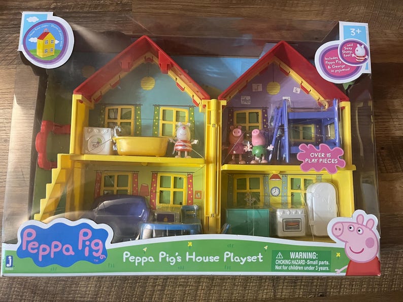 Peppa Pig's Deluxe House Playset - Etsy
