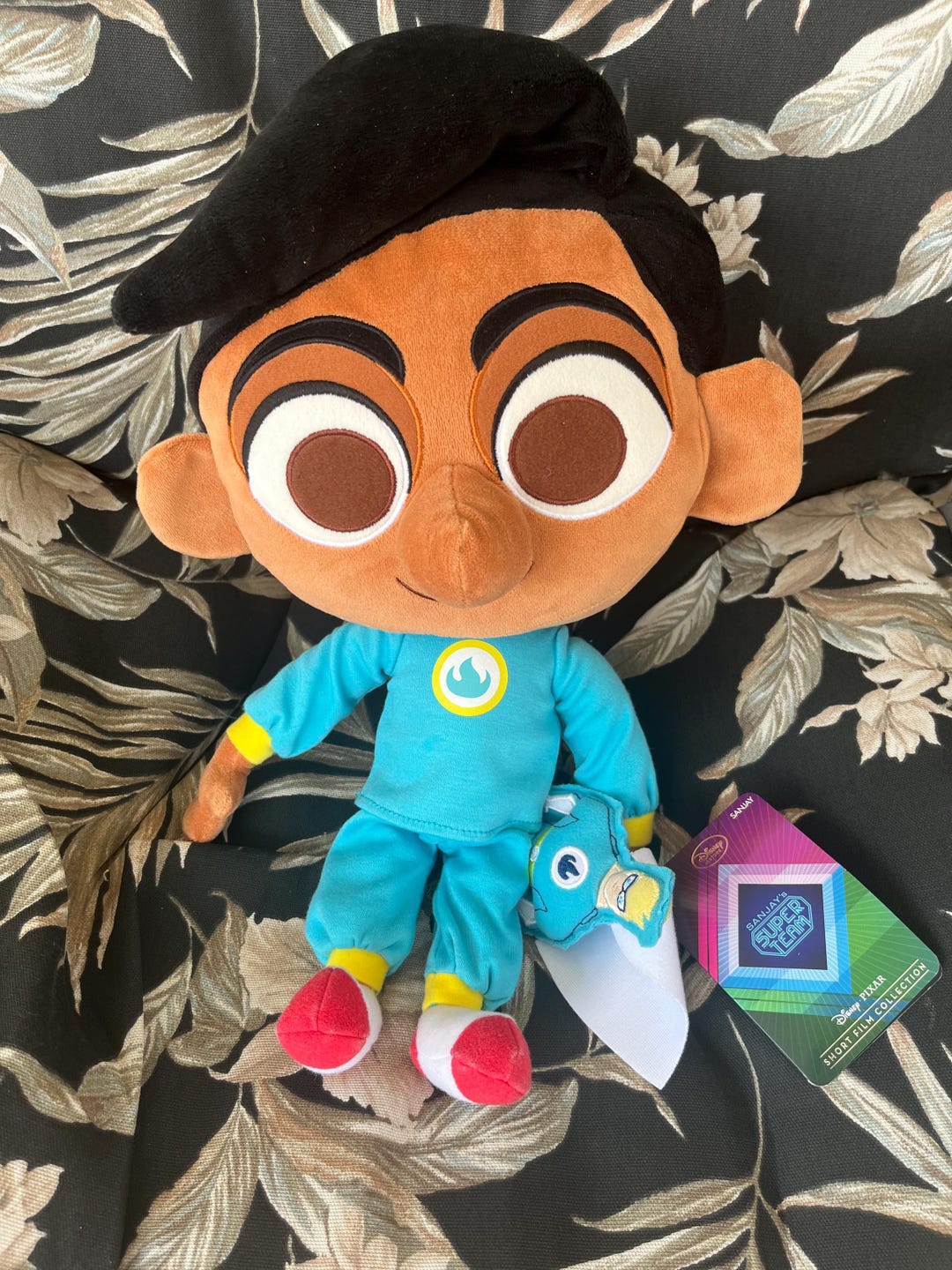 Disney Store Rare Sanjay Plush Doll Pixar Short Film Sanjay's Super ...