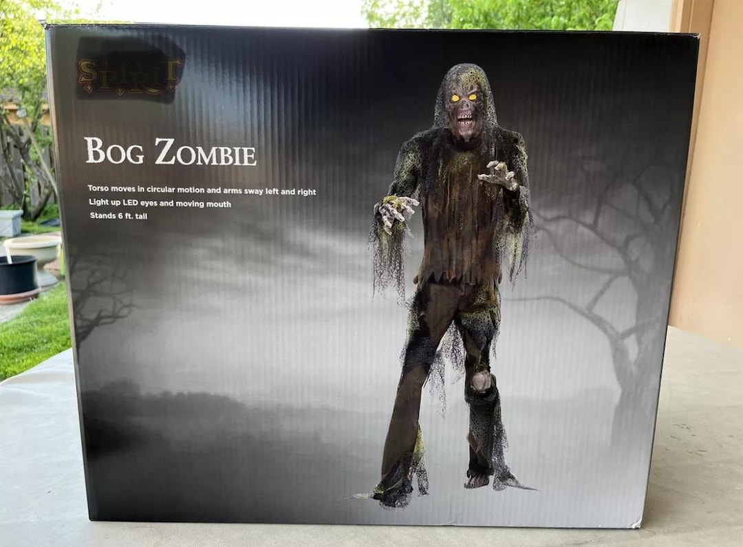 Halloween 6 Ft Bog Zombie Animatronic - Etsy