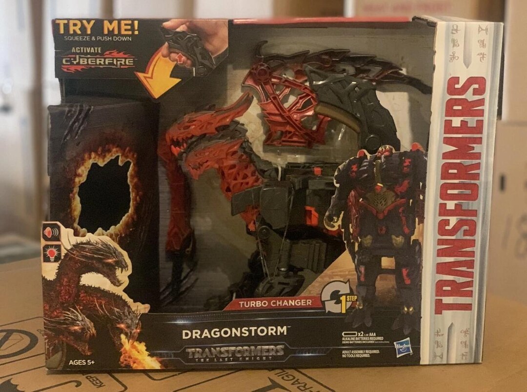 Transformers Turbo Changer Dragonstorm the Last Knight Transforms ...