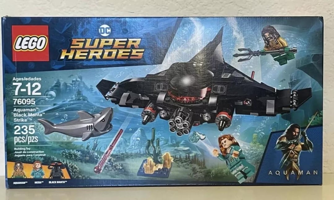 LEGO 76095 Aquaman Black Manta Strike (235 Pcs) - Etsy