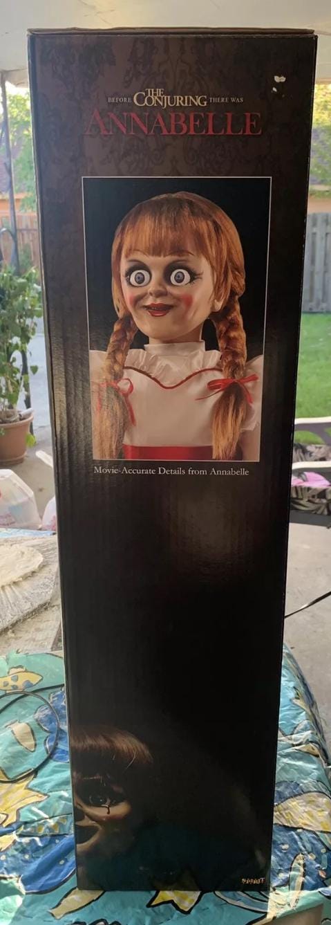 Life Size Annabelle Doll Replica Halloween Prop 30in - Etsy