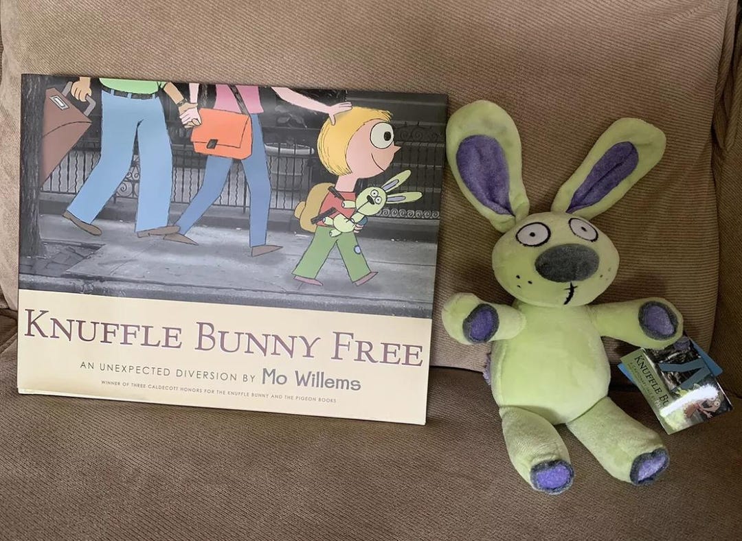 Knuffle Bunny Free Hardcover Book and Knuffle Bunny Plush Set - Etsy