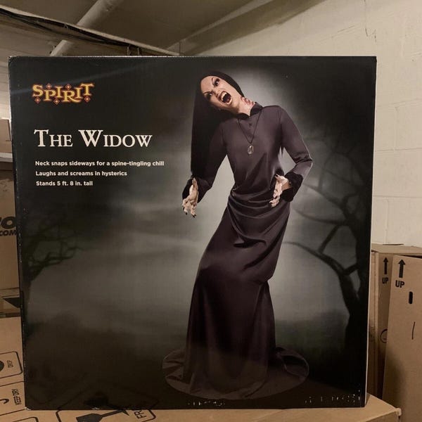 Spirit Halloween the Widow Animatronic - Etsy New Zealand