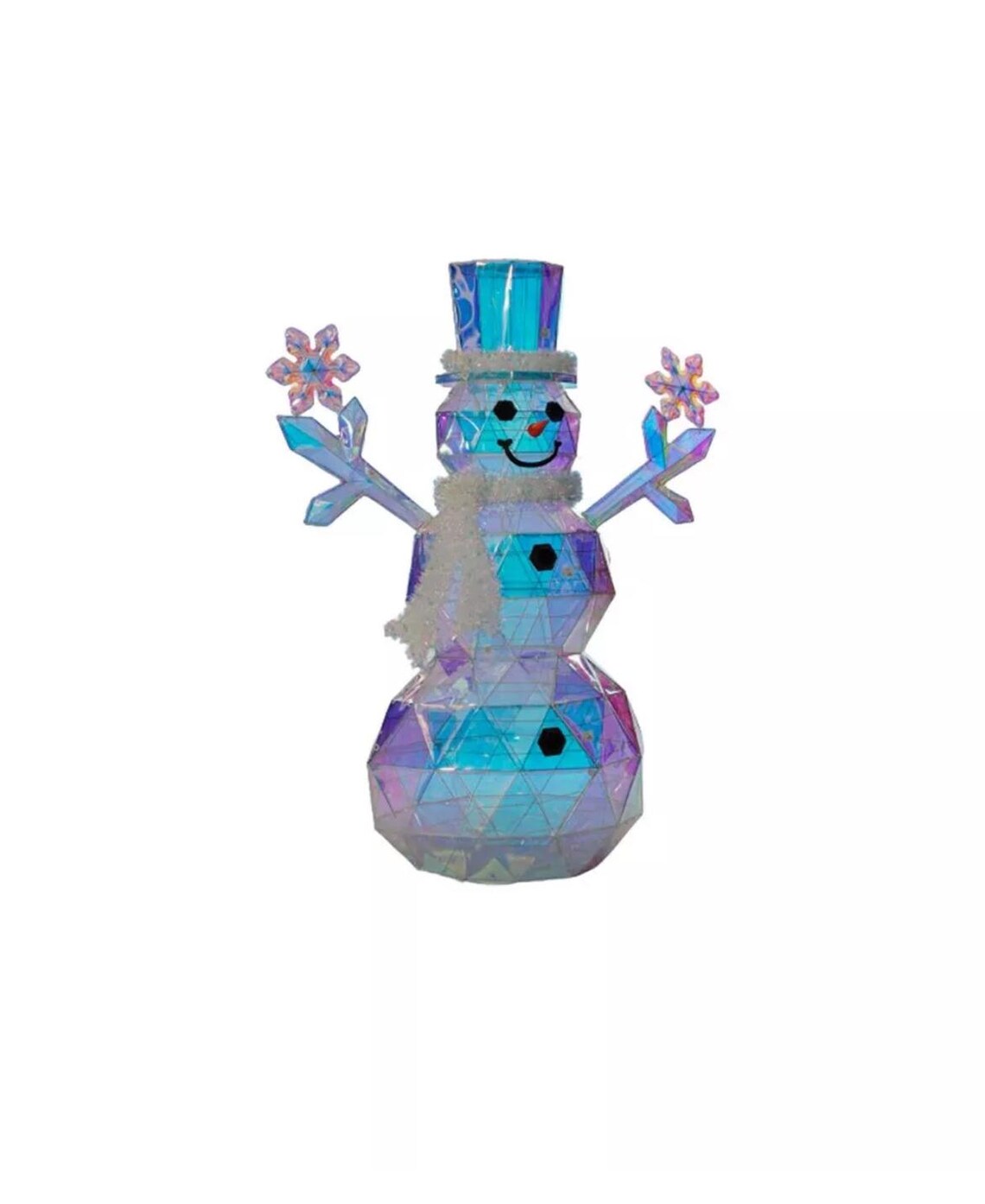 6' Pre-lit Prismatic Snowman (sc) - Etsy