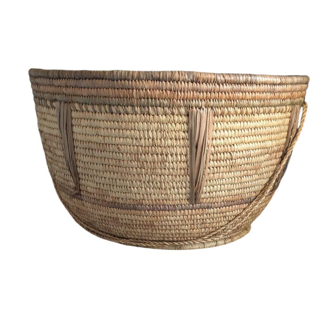 Large Mohawk Woven Basket Rope Handles Storage - Etsy