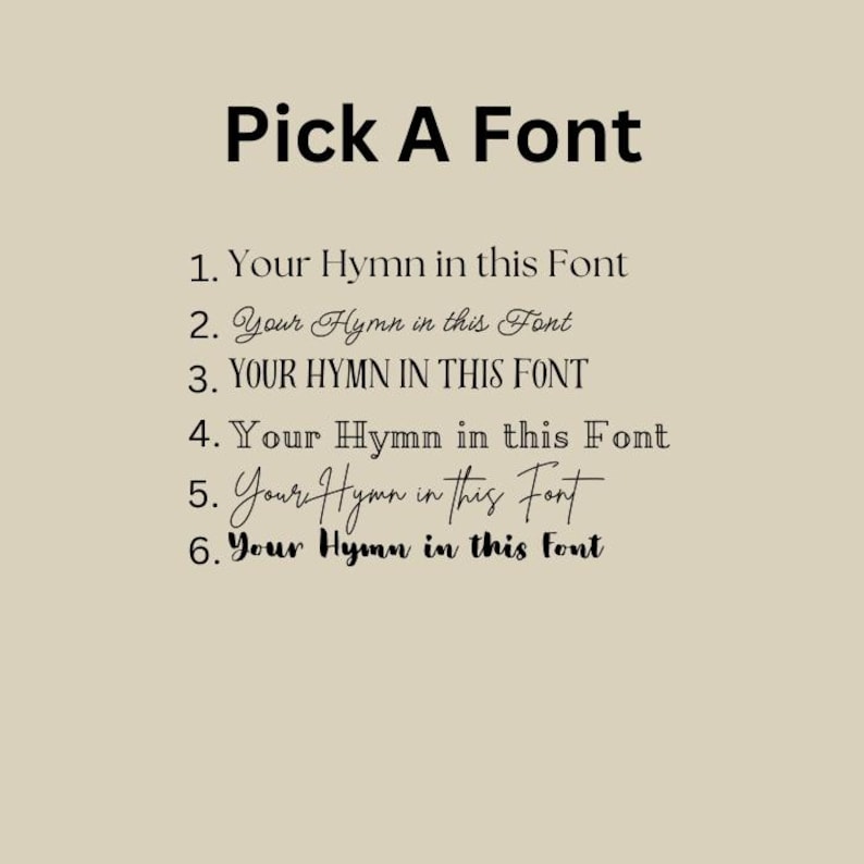 Custom Hymn Digital Wall Art Poster Gift - Etsy
