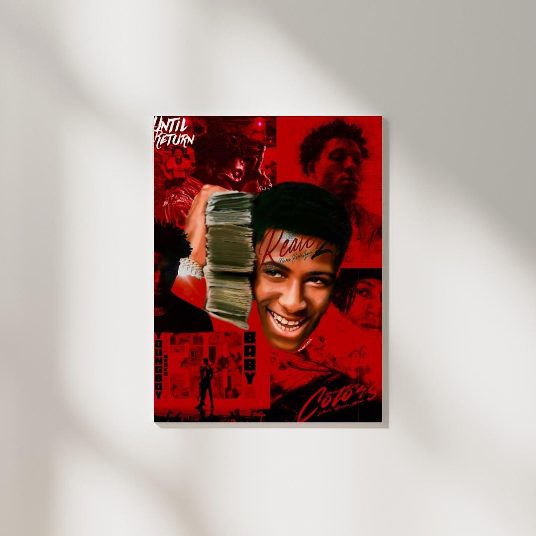 NBA YOUNGBOY Poster Print Wall Art Room Decor Rap Music - Etsy