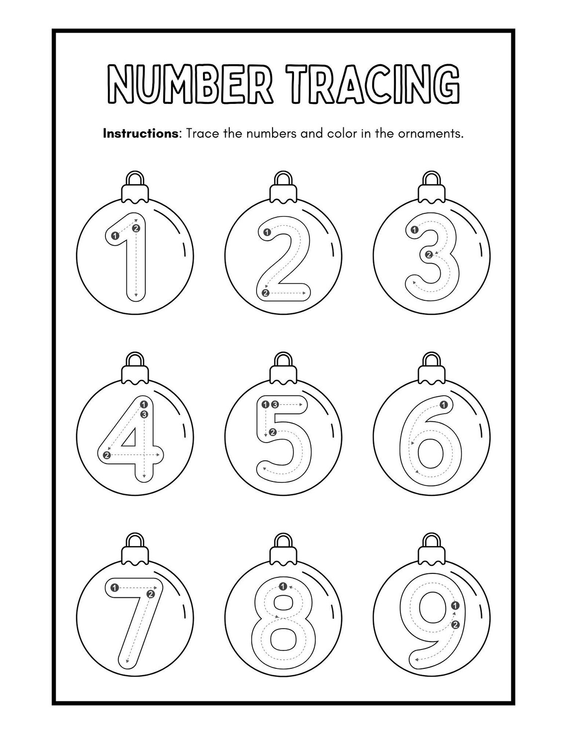 Pre K Christmas Worksheet Bundle - Etsy