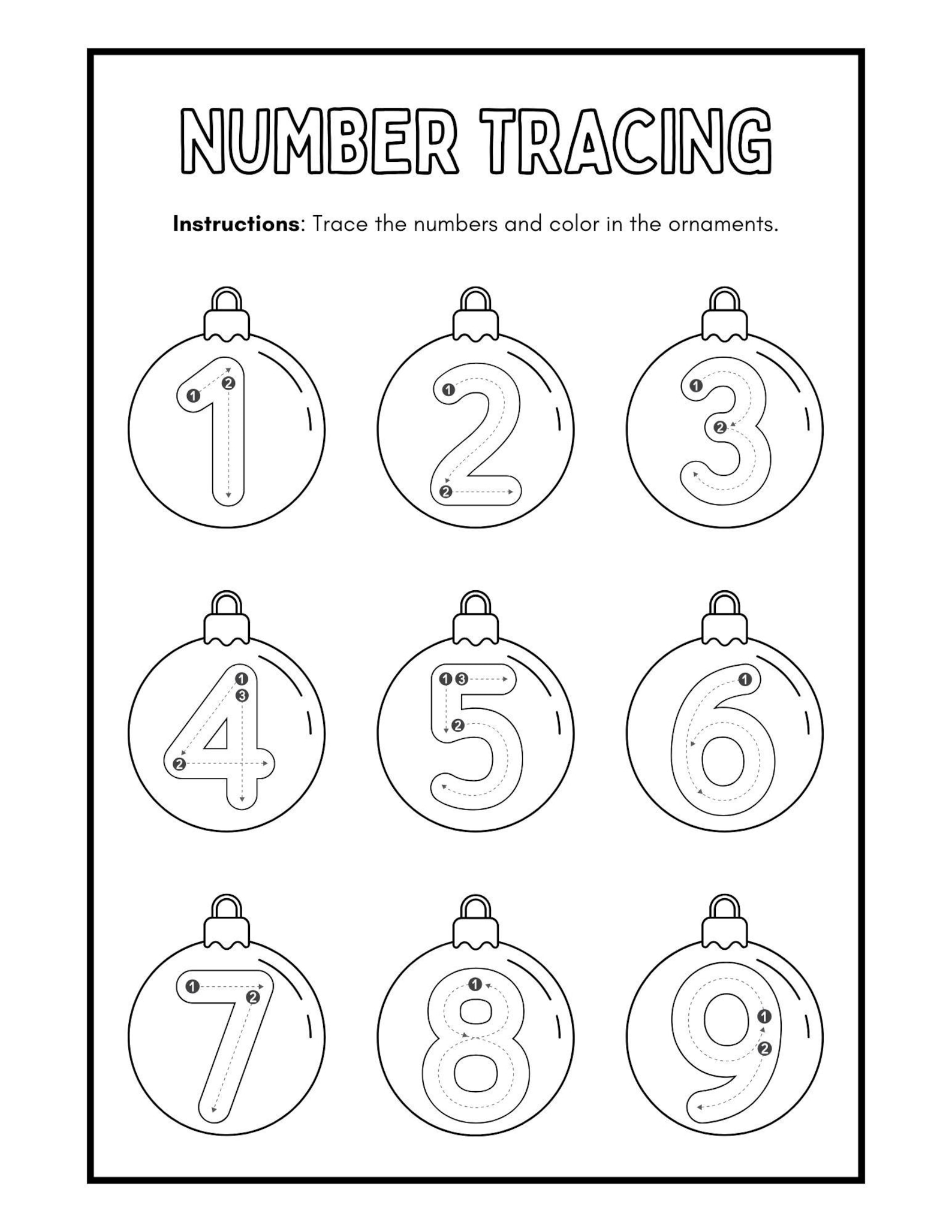 Pre K Christmas Worksheet Bundle - Etsy