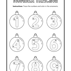 Pre K Christmas Worksheet Bundle - Etsy