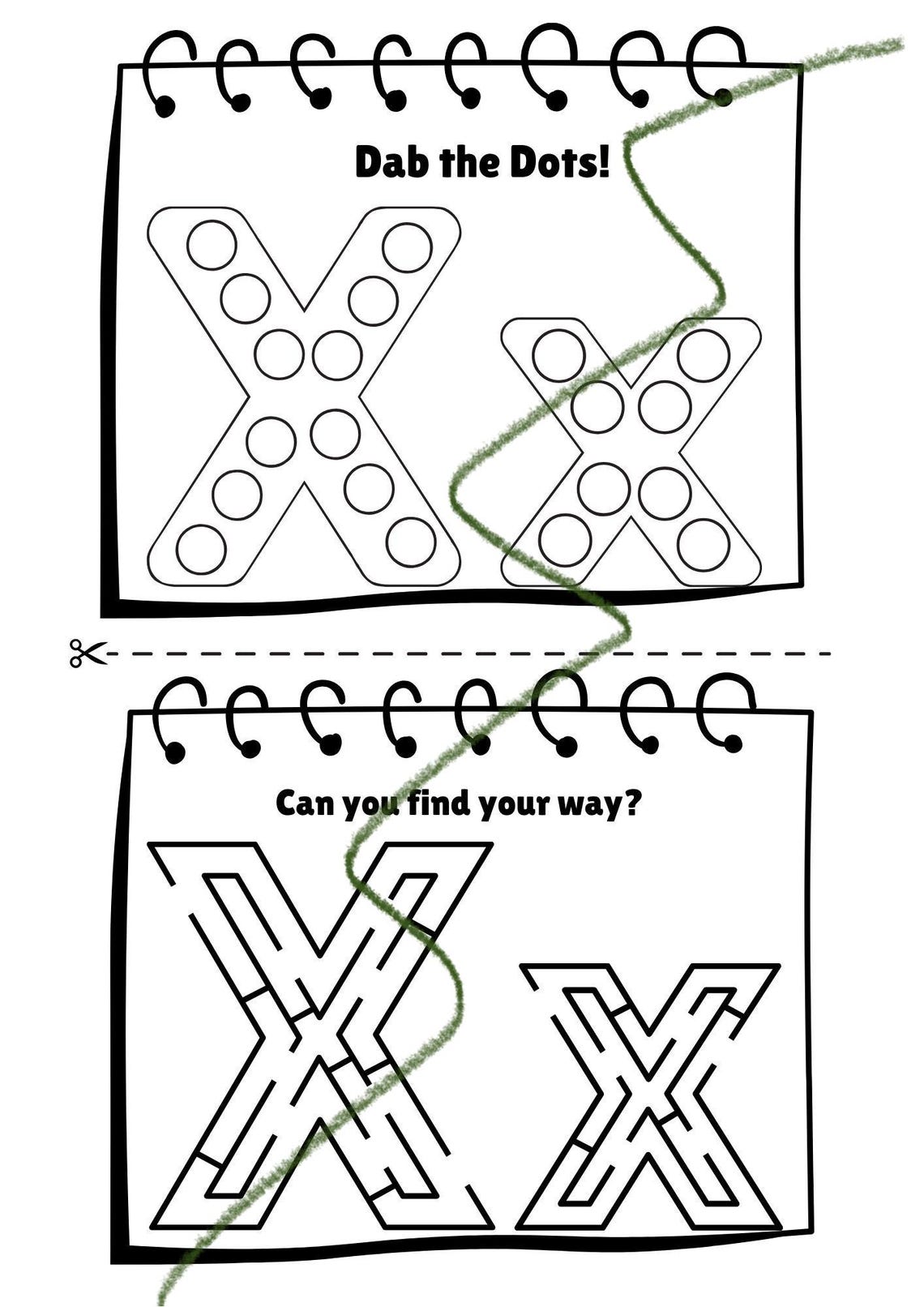 Letter X Book - Etsy