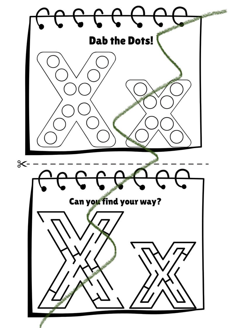 Letter X Book - Etsy