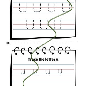 Letter U Book - Etsy